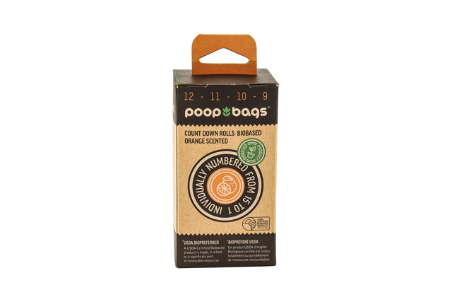 The Original Poop Bags Countdown Rolls® (Count of 120 - Unscented ...